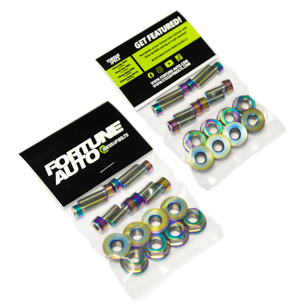 Dress Up Bolts Titanium Fasteners - FORD – Fortune Auto
